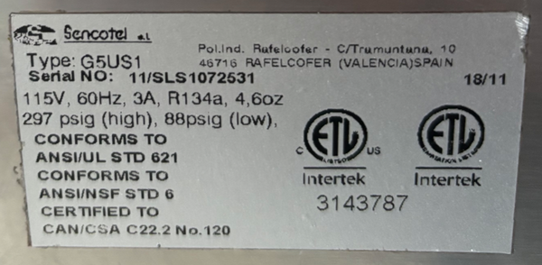 Sencotel G5 Bowl 5 Liters | Gold Medal Frusheez 5 Liter Bowl CL0104 ...